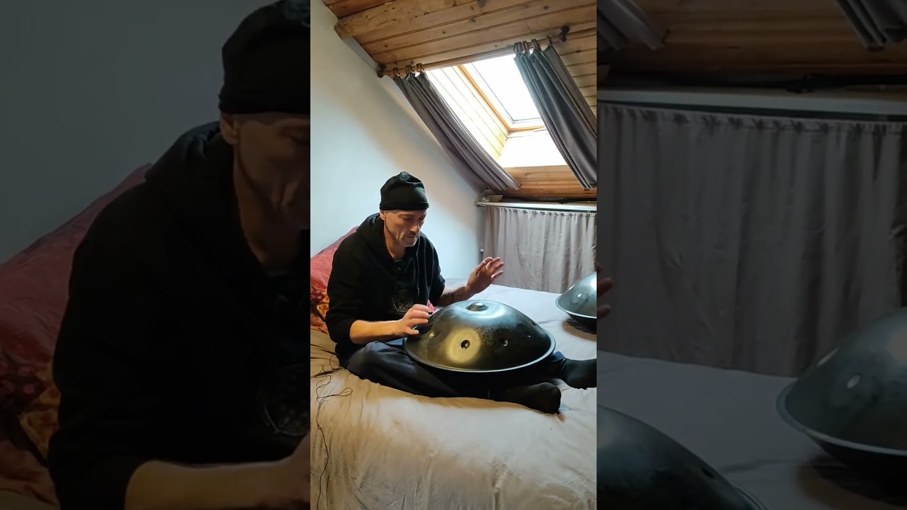 easka handpan in bedroom
