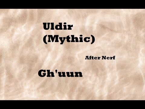 Wow - Solo Monk - Uldir (Mythic mode) - Gh'uun - 10.2.7