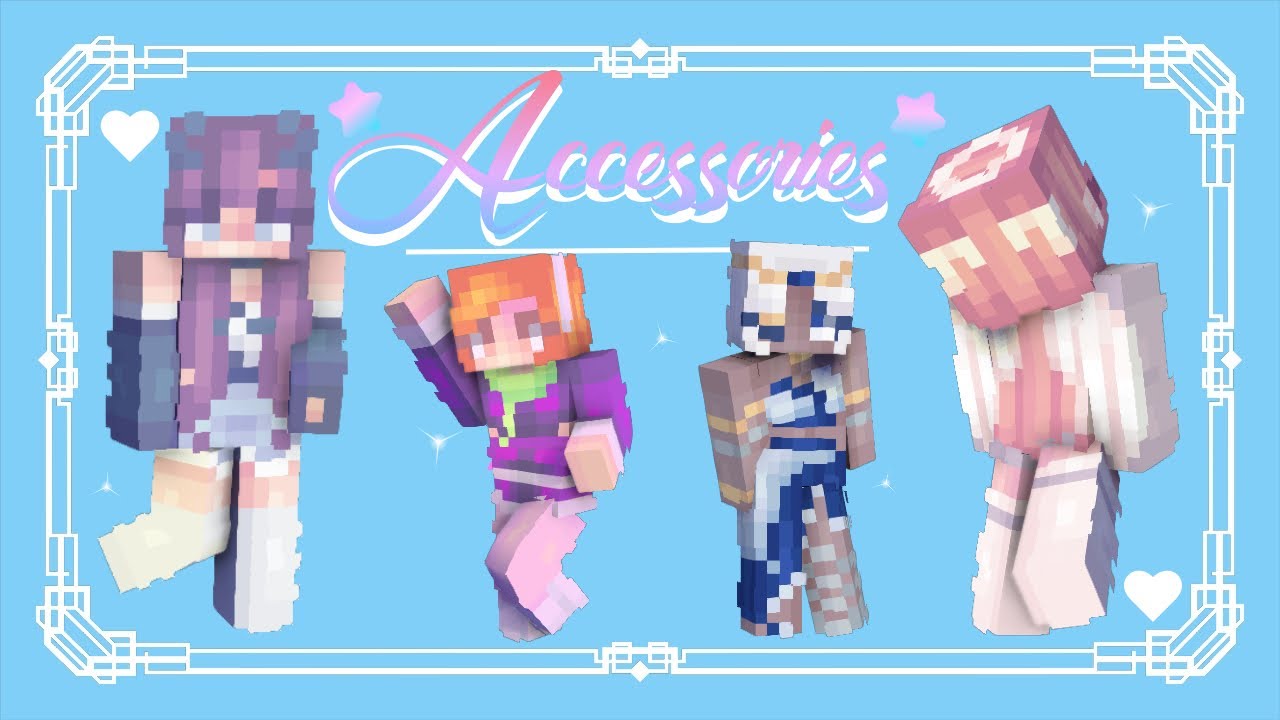 How to Make ACCESSORIES for Minecraft Skins! (Tutorial #2)