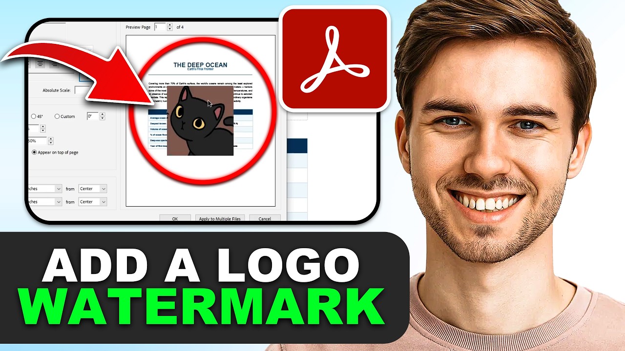 How to Add a Logo Watermark to PDF in Adobe Acrobat in 2026
