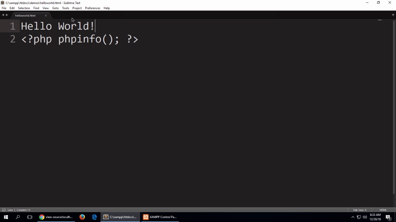Embedding PHP Code on a Web Page