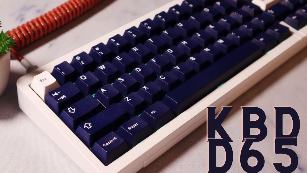 KBDFANS D65 Twitch Build Stream With NK Creams/GMK Deep Navy