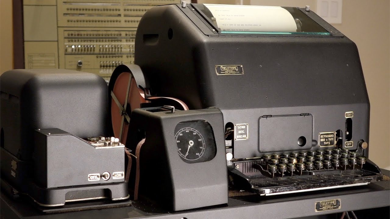 Teletype Model 19 (and Model 15) Demonstration