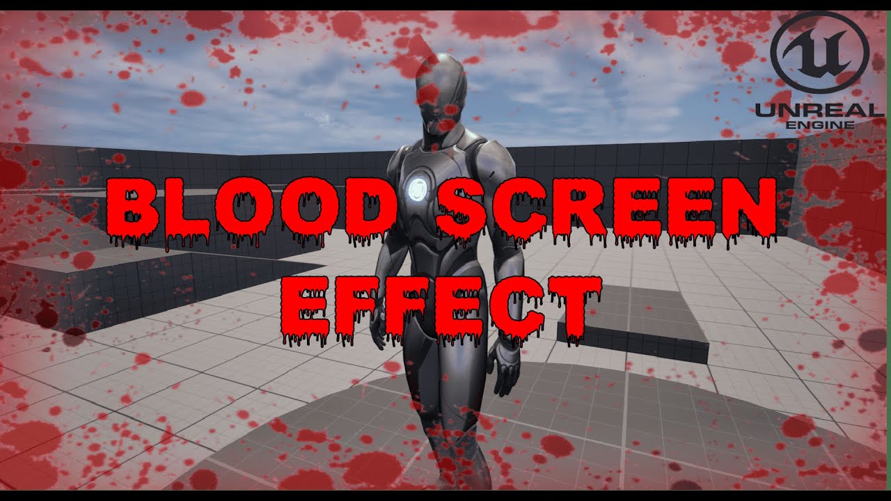 Create Realistic Blood Screen Damage Effect in Unreal Engine 5