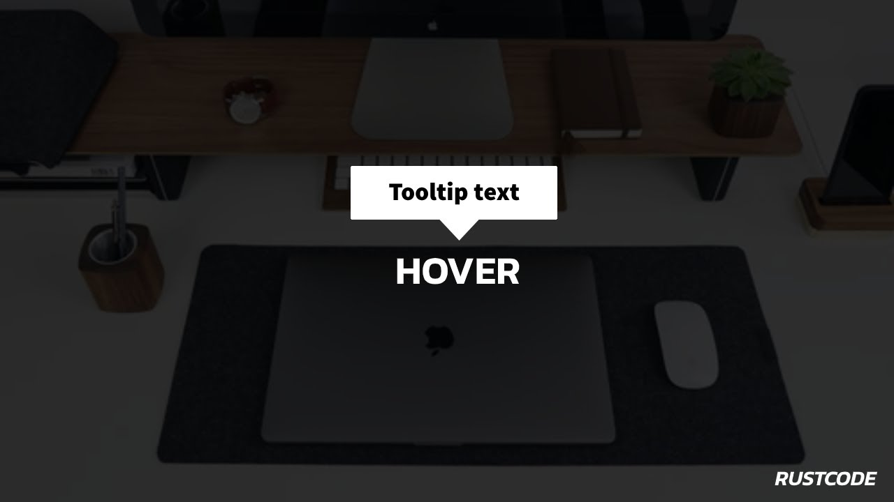 Tooltip Text | HTML & CSS