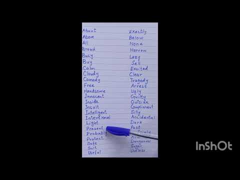 Words/ Opposites - English Language - Daily Lessons - Antonyms - English Grammar - Learn English