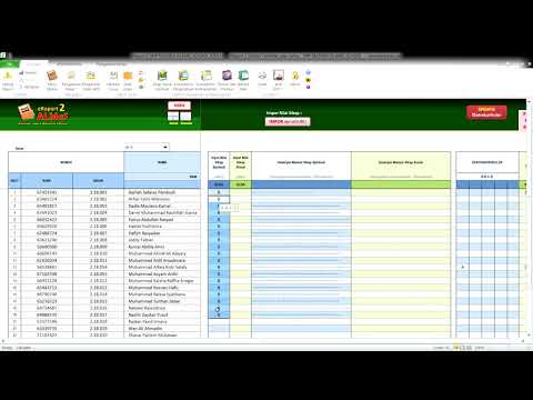 Tutorial ALMaS - Cara Impor Nilai Sikap Siswa pada Aplikasi eRaport2