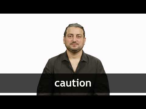 English Translation of “CAUTION” | Collins French-English Dictionary