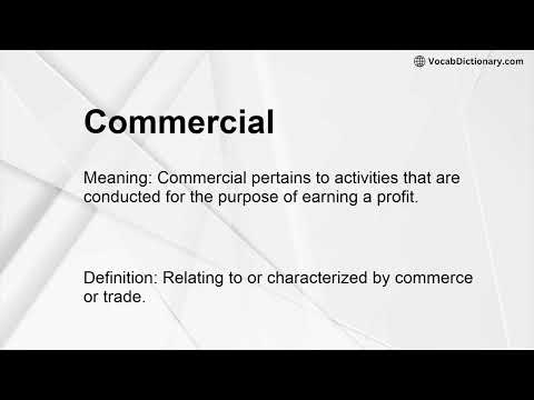 Commercial Meaning