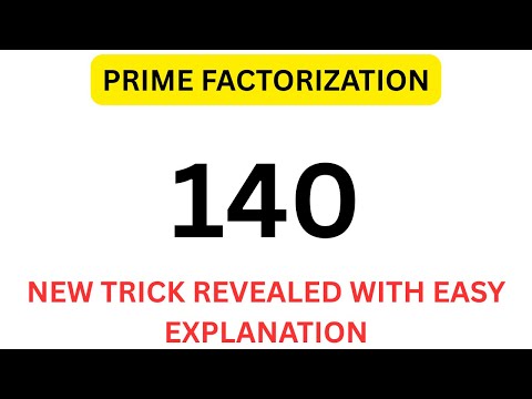 Prime factorization of 140 | 140 Prime Factors