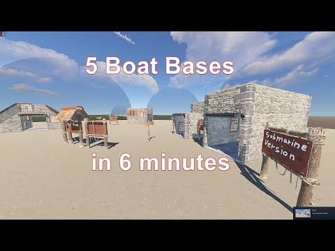 Steam Community :: Video :: 5 Boat Bases in Rust in 6 minutes (Rust ...