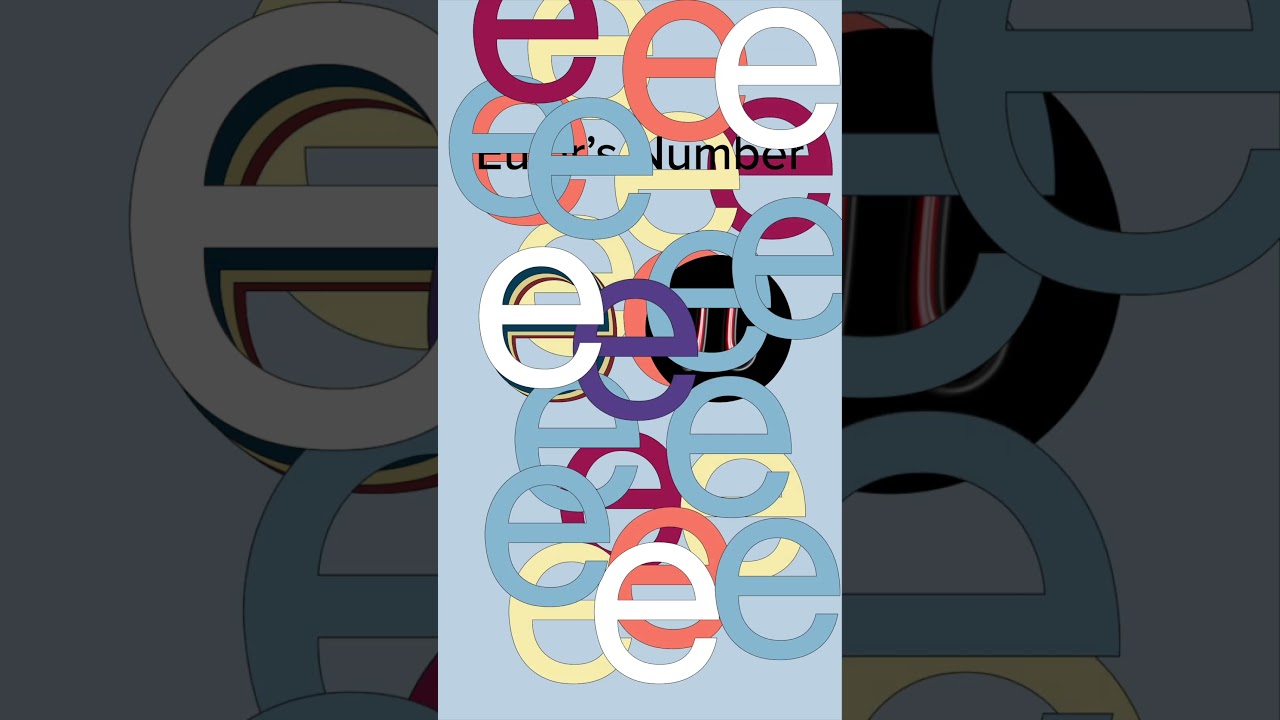 What is E? An intro to Euler's Number