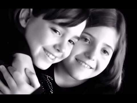 Black and white family photos