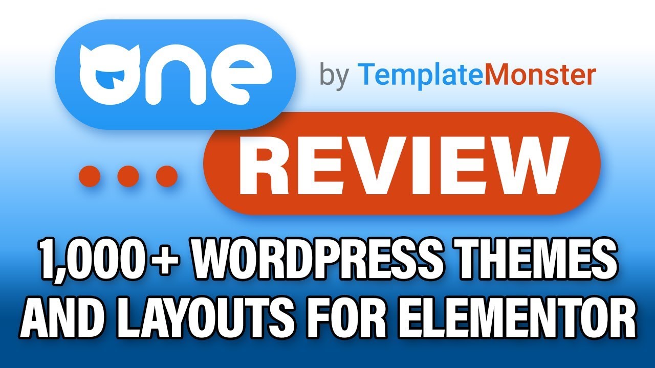 One By Template Monster Review: +1000 Elementor Wordpress Themes, Layouts, And Plugins?!