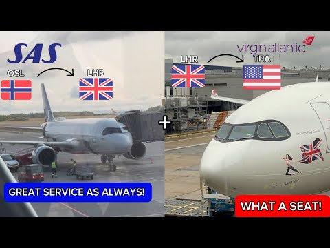 SAS A320neo OSL-LHR + VIRGIN ATLANTIC A330-900neo LHR-TPA | Trip Report