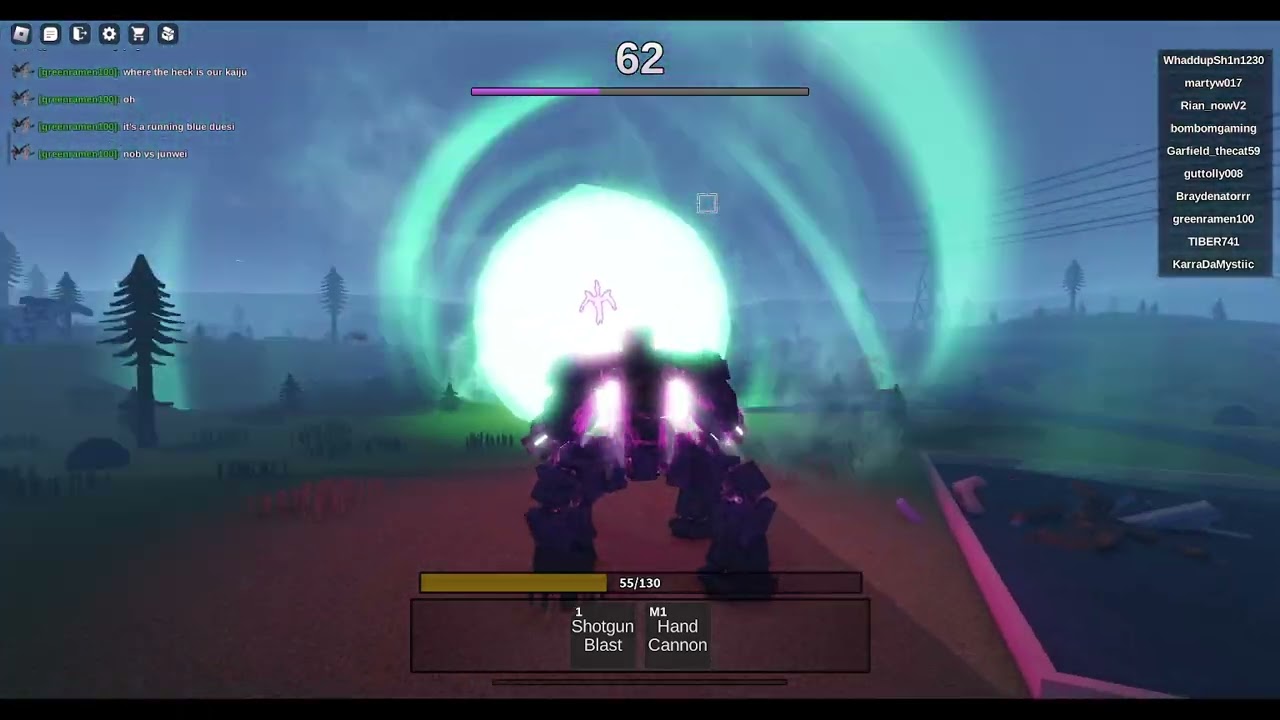 N0b-13 VS Junwei Jun (Roblox Attack on kaiju 2)