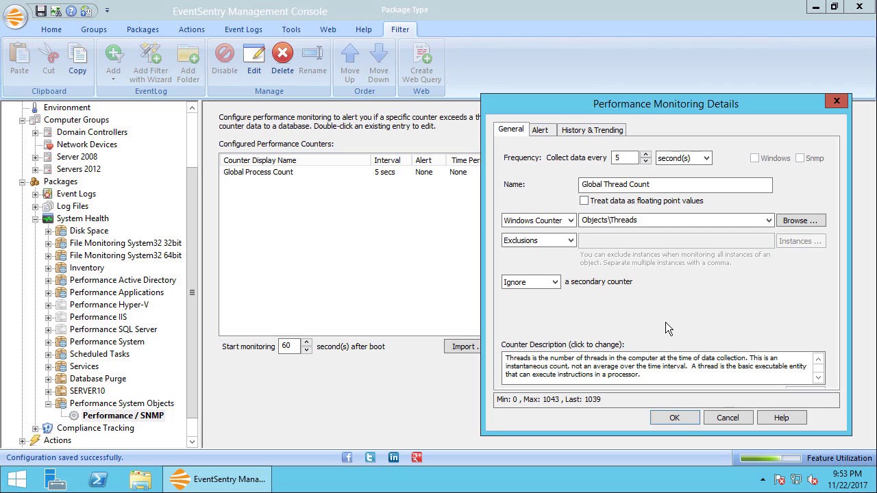 Monitoring Windows Performance Counters