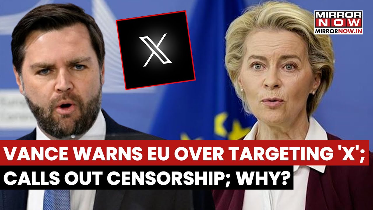 JD Vance Warns EU Over Expected X Penalty, Criticises Censorship, Supports Free Speech | Watch