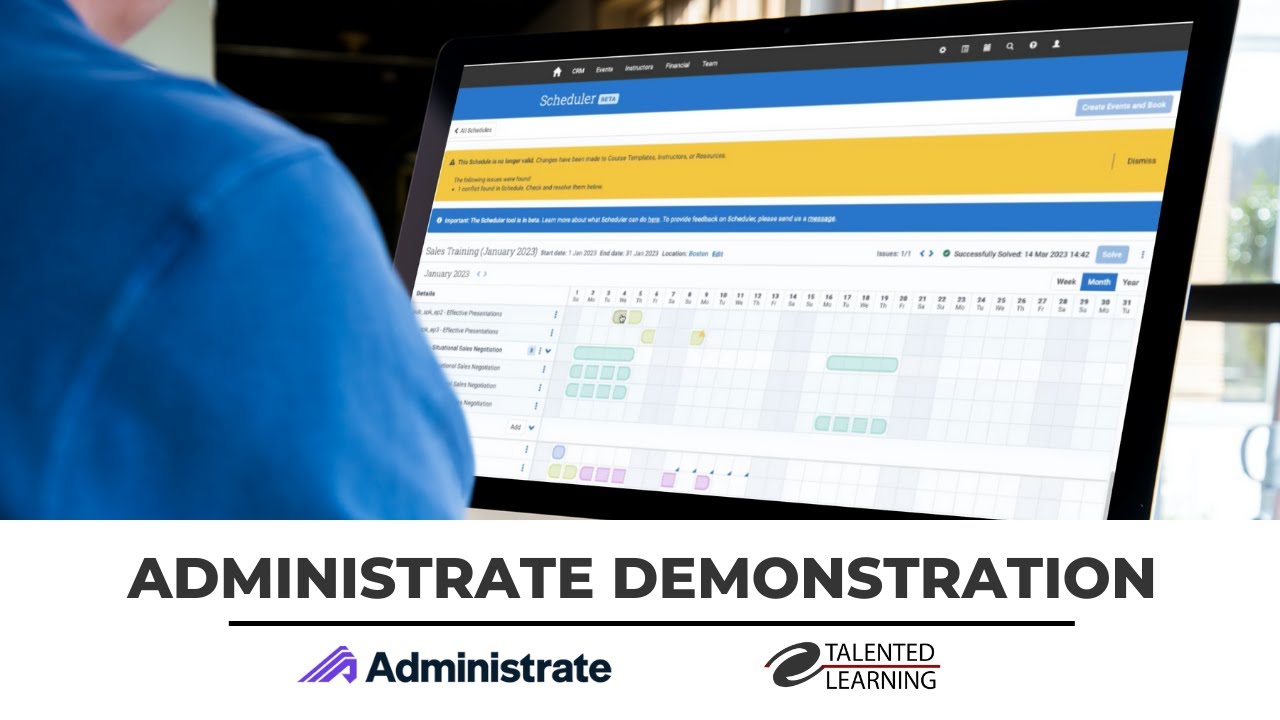 Administrate Training Management System (TMS) Demo - Talented Learning