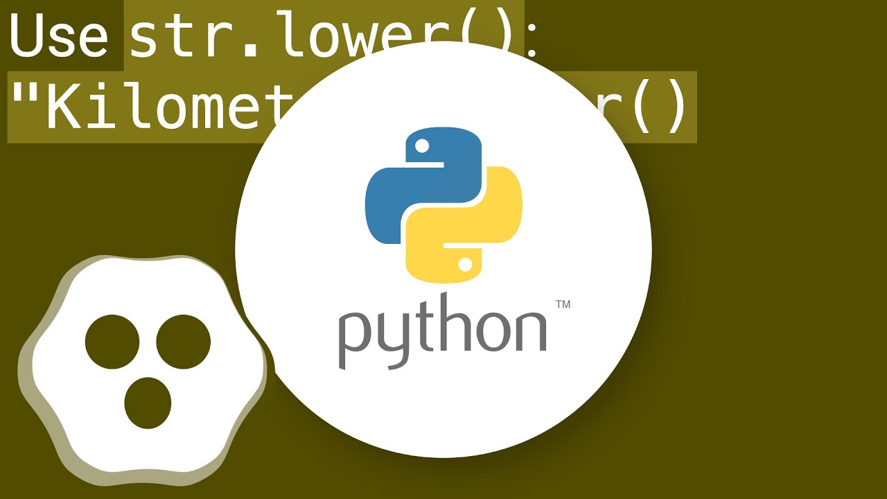 How do I lowercase a string in Python?