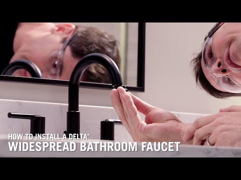 How to Install a Delta® Widespread Bathroom Faucet