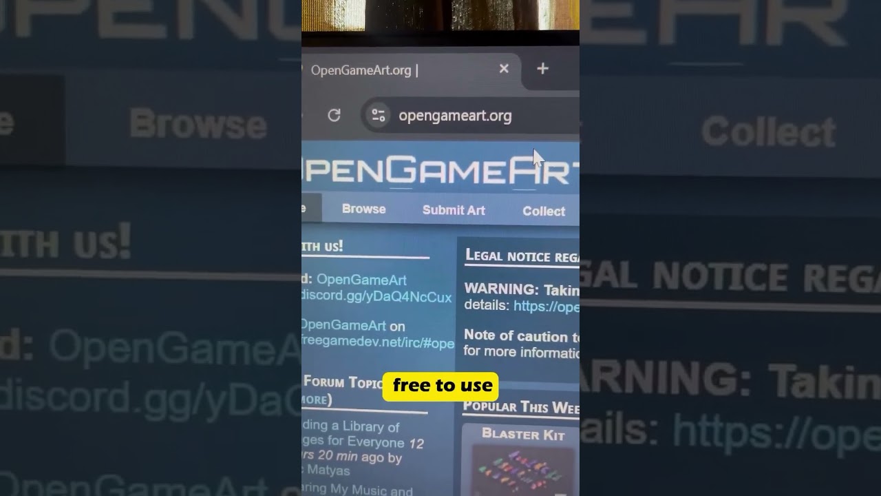 🎮 Free game assets for your next project! | OpenGameArt.org | Websites You Didn't Know (Part 17)