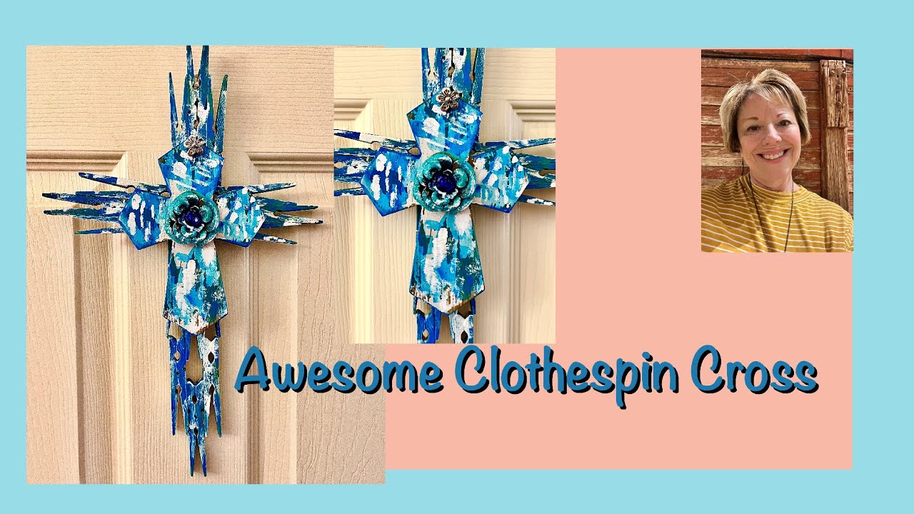 Awesome Clothespin Cross