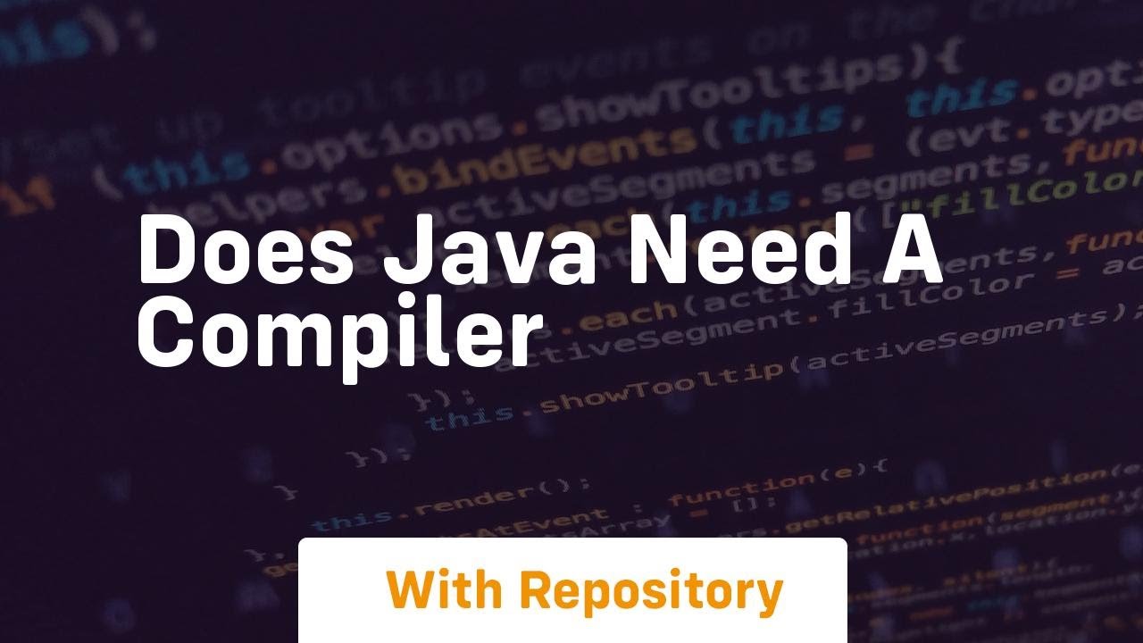 does java need a compiler