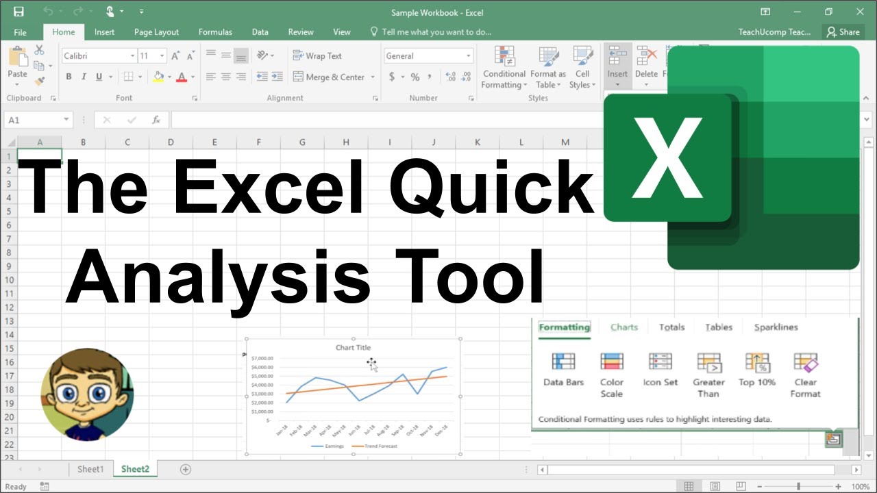 The Excel Quick Analysis Tool