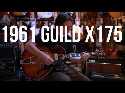 Vintage Guild X-175 1956 Sunburst + Original Case **Franz | Reverb