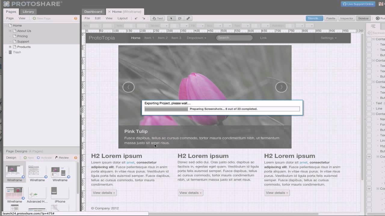 ProtoShare Export Functions