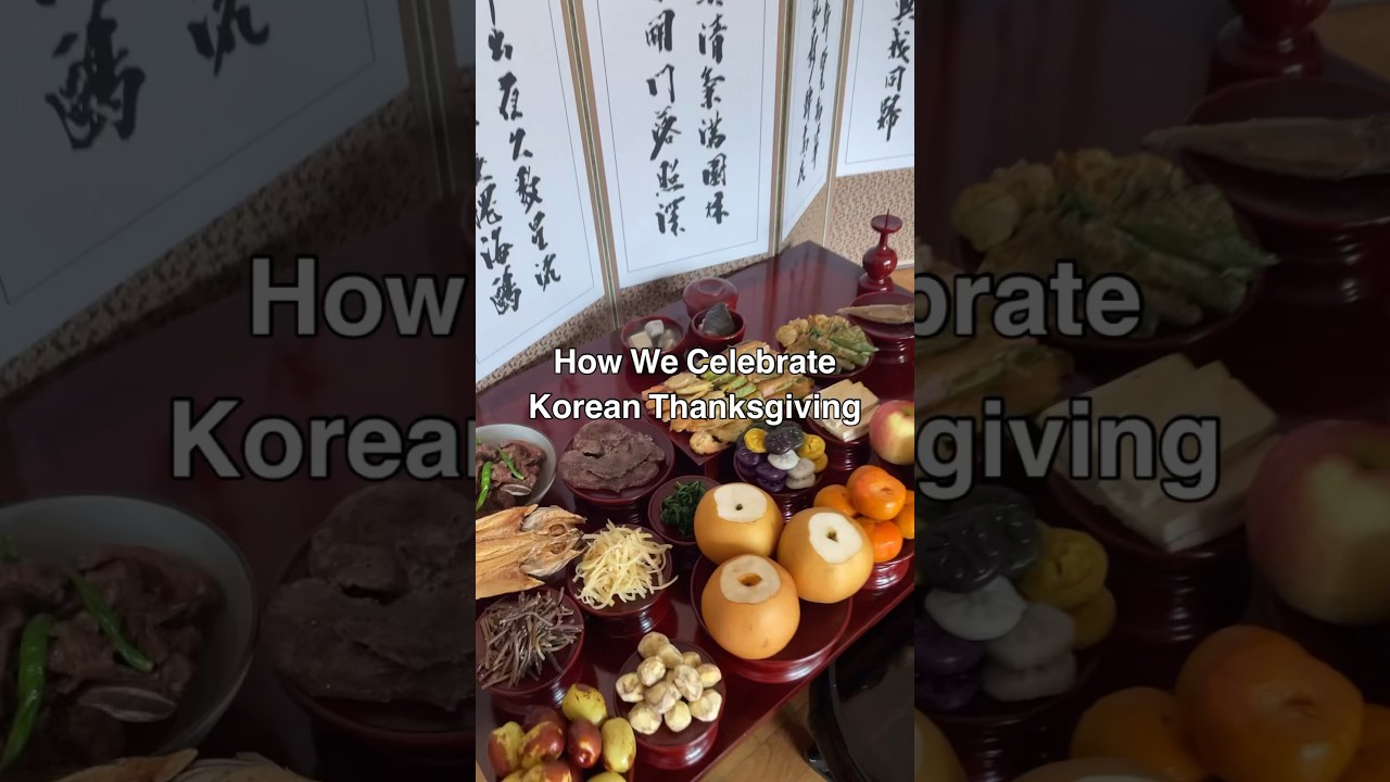 how we celebrate the biggest holiday in korea #chuseok 🇰🇷