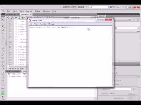 Running Example Code with Flash Professional | ActionScript 3.0 Bible, 2nd Ed