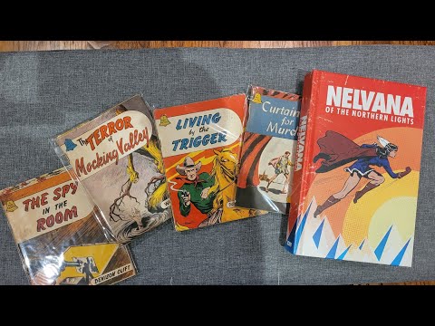 Rare Bell Novels with cover art by Adrian Dingle creator of Nelvana of the Northern Lights