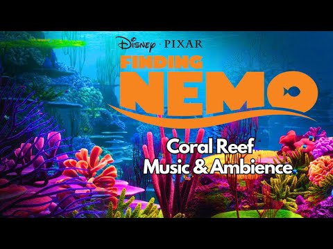 Disney's Finding Nemoπ| Underwater Coral Reef - Music For Sleep, Relaxation, Study