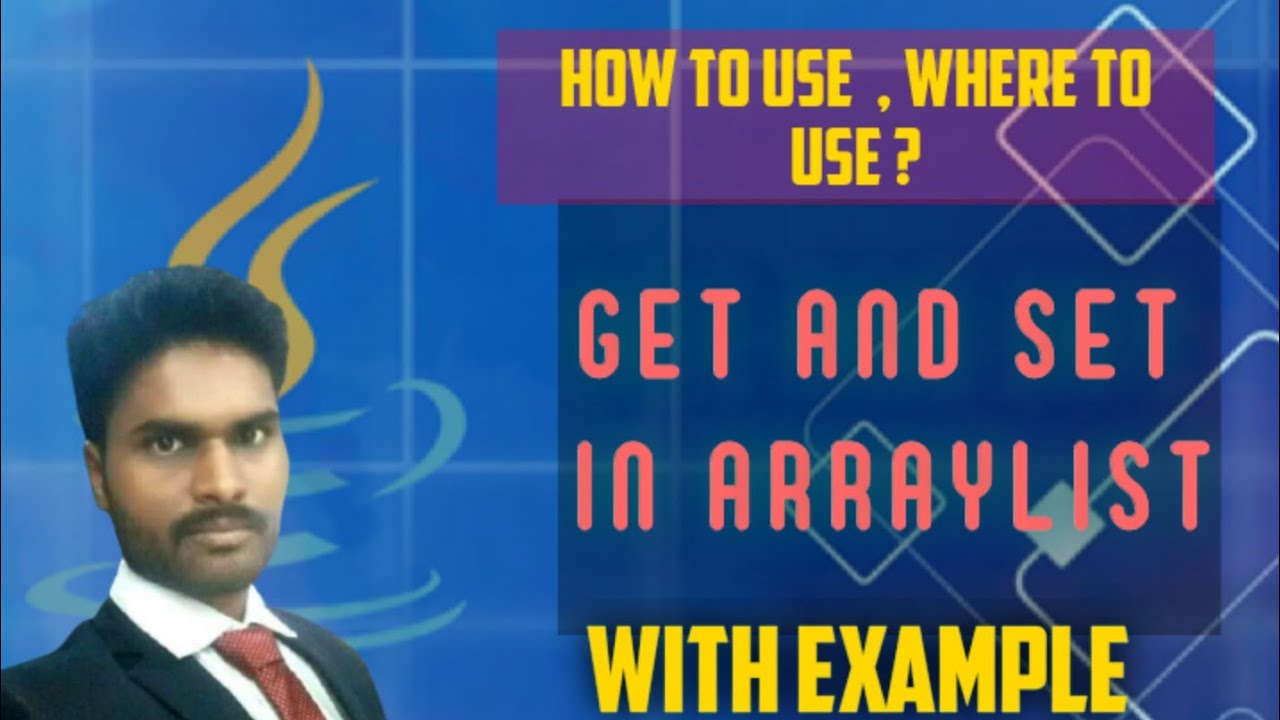 Get And Set In ArrayList || core Java Programming