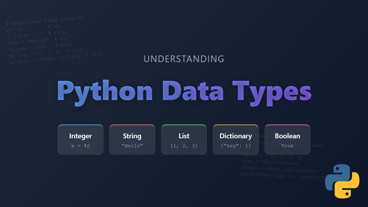 Python Data Types Explained for Beginners! 🐍 | Int, Float, List, Dict & More