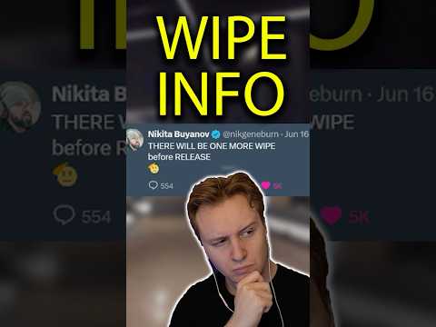 new EFT Wipe info