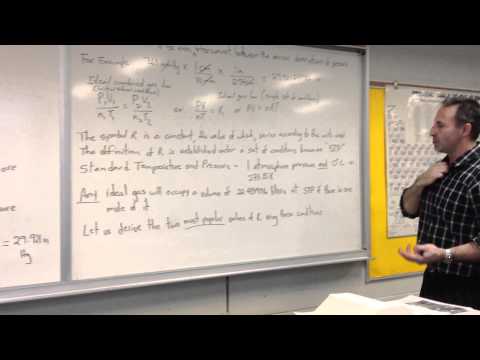 Gas Laws Part 3: Deriving the Value of the Gas Constant, R