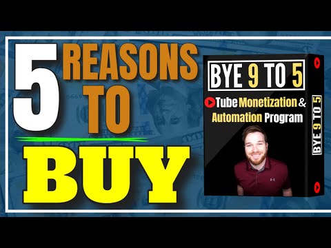 Bye 9 to 5 Course Review ▶️ JORDAN MACKEY COMPLETE YOUTUBE MAKE MONEY ONLINE PROGRAM Reasons To Buy
