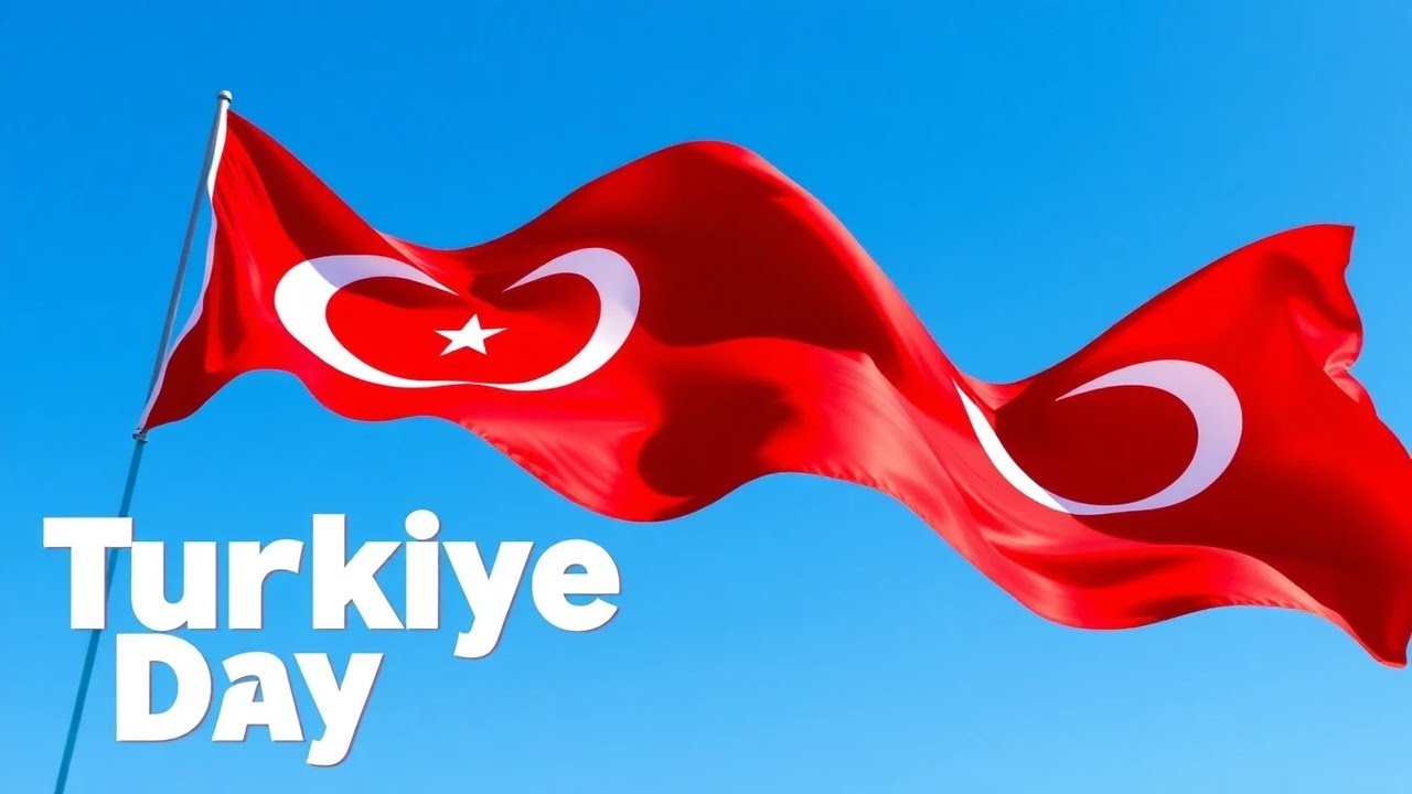 Turkish flag waving in wind video footage Realistic Turkey Flag-4K. REALISTIC Turkey Flag Waving.