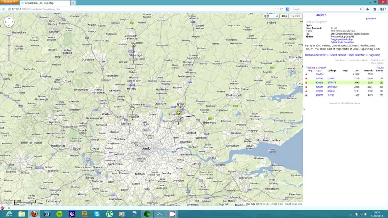 How to decode ADS-B and track planes for free