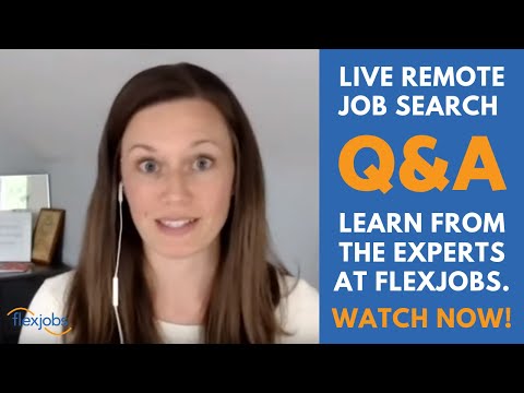 Remote Job Search Q&A With a FlexJobs Career Coach