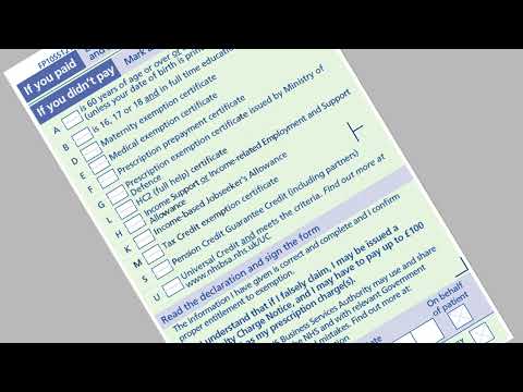 NHS Prescription Charge Exemptions