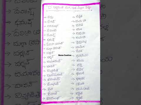 D letters tho boy & girl Names || Names || Narma Creatives #shorts #names