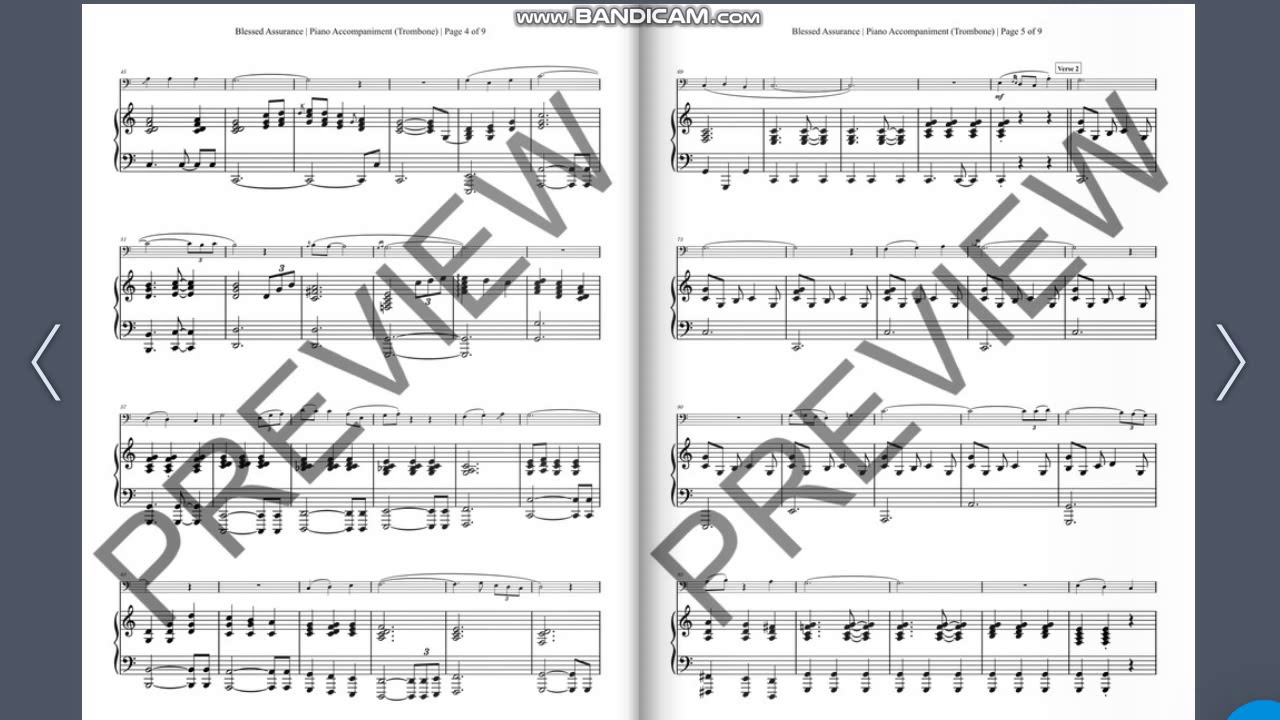 Blessed Assurance (Trombone Solo) [Sheet Music]