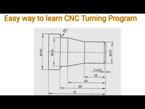 CNC Turning Programming / Basic CNC Programming for turning / CNC Lathe Programming / CNC