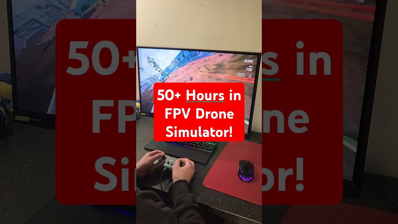 Leveling Up: 50-Hours in FPV Drone Simulator – Drone Racing Mastery 🔥 #dronesimulator #fpvsimulator