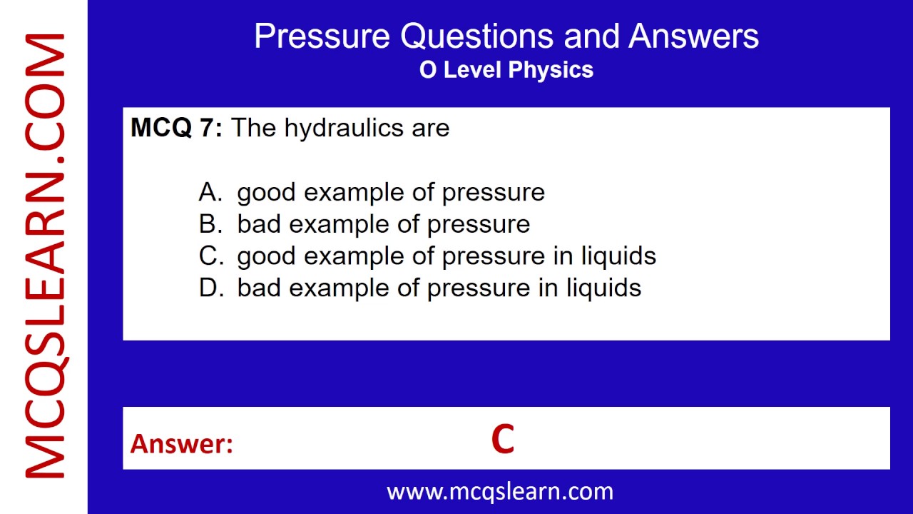 Pressure Notes Questions Answers | Pressure Notes PDF | Class 9–10 Ch 14 Quiz | Physics App eBook
