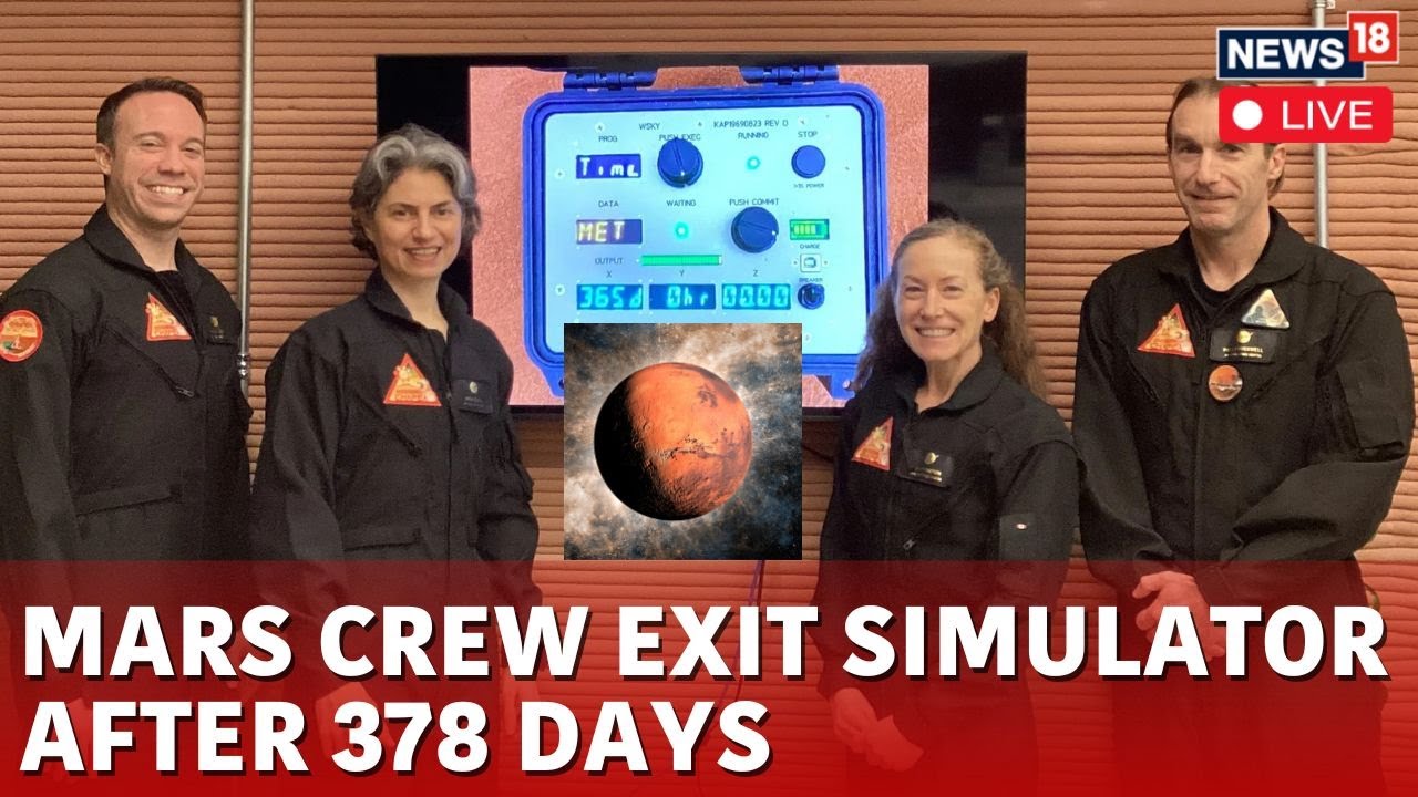 Nasa Mars Crew News Live | Crew Of Nasa’s Earthbound Simulated Mars Habitat Emerge After A Year N18G
